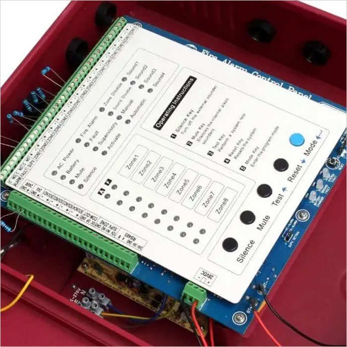 Completed Intelligent Conventional 4/8/16 Zones Control Panel Fire ...